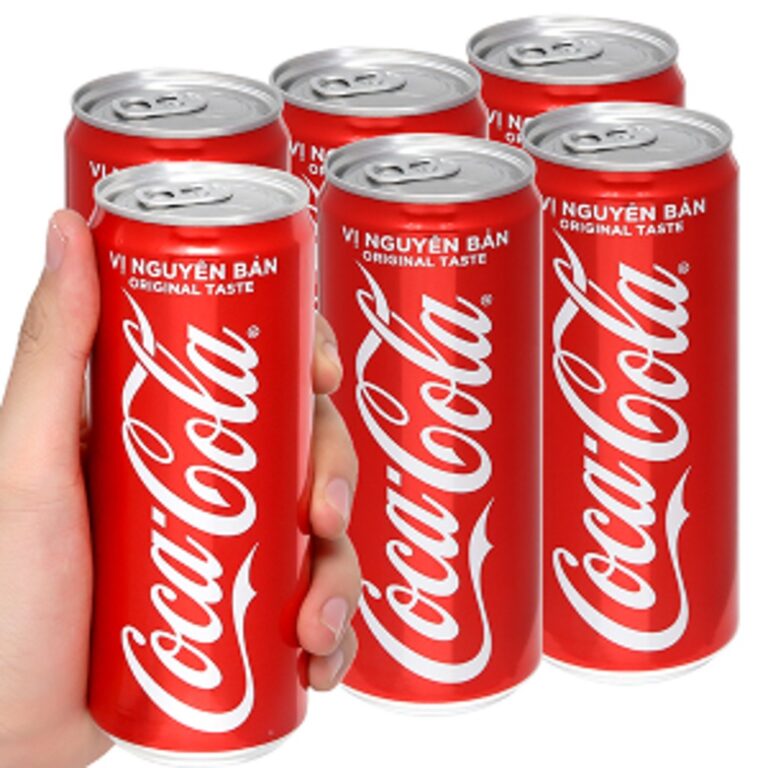 Thùng 24 lon nước ngọt Coca Cola Zero 330ml