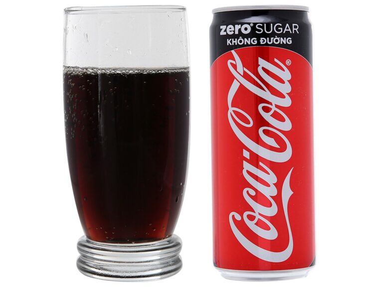 Thùng 24 lon nước ngọt Coca Cola Zero 330ml