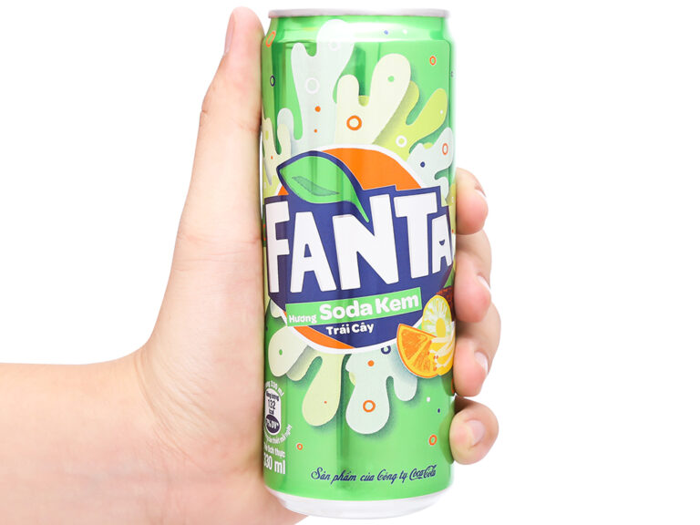 Nước ngọt Fanta hương soda kem trái cây 330ml l SIÊU THỊ HOA BA