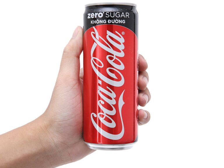 Thùng 24 lon nước ngọt Coca Cola Zero 330ml