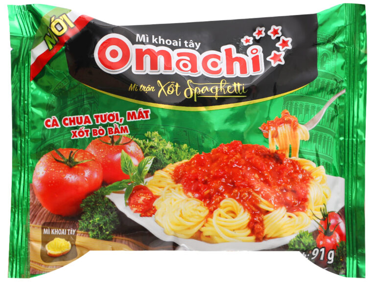 Mì trộn Omachi xốt Spaghetti gói 91g