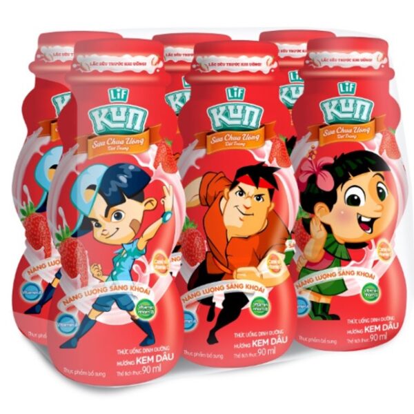 Sữa Kun lọ 90ml dâu