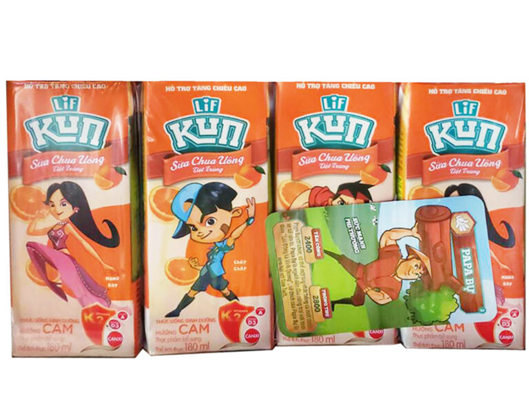 Sữa Kun cam 180ml