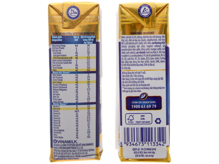 Sữa Dielac Alpha IQ gold 180ml