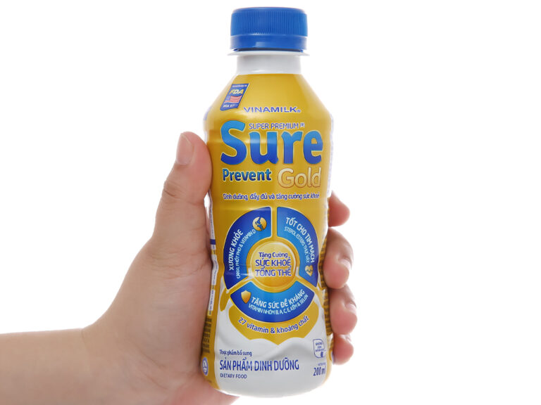 Sữa dinh dưỡng pha sẵn Vinamilk Sure Prevent Gold chai 200ml