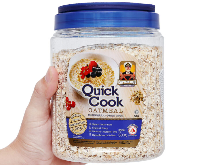 Yến mạch Captain Oats Quick Cook Oatmeal hộp 500g